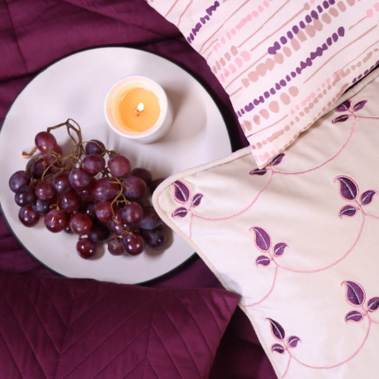 Vintage Wine Bedding set - The Pink Window